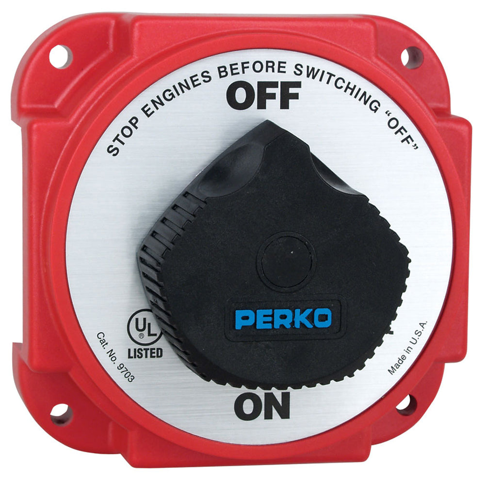 Perko 9703DP Heavy Duty Battery Disconnect Switch w Alternator Field Disconnect 9703DP – Oakdale ...