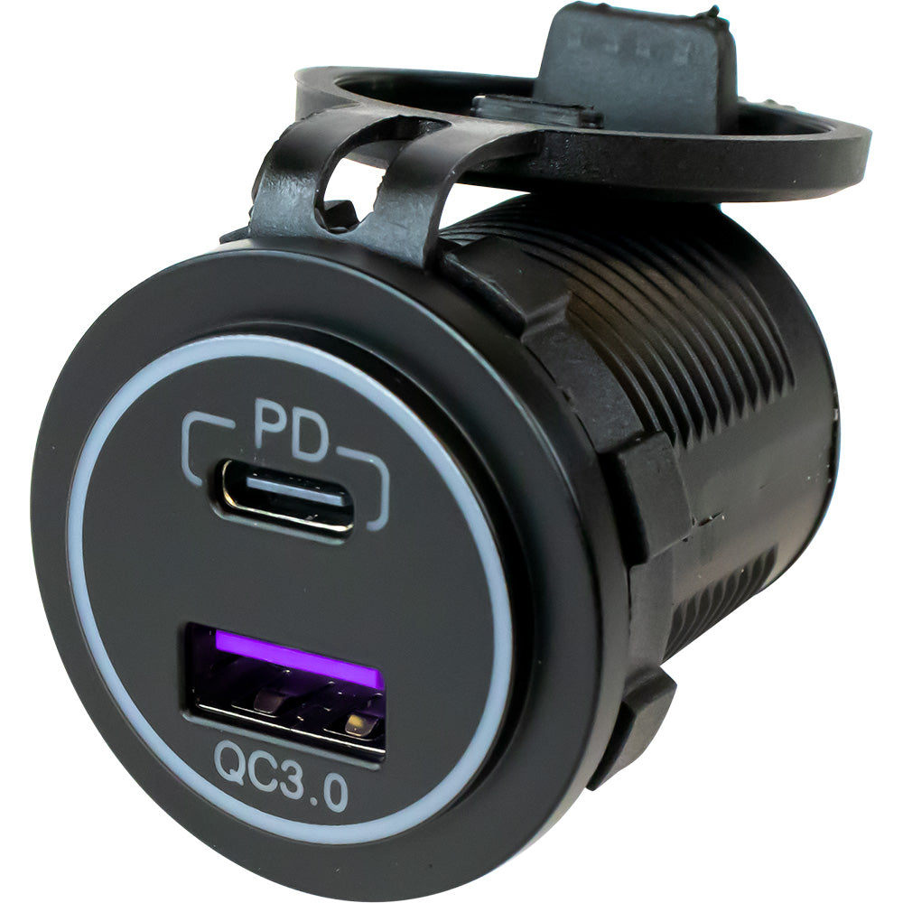 SeaDog USB 30 USBC Power Socket wOut Light 4265101 – Oakdale Yacht Club