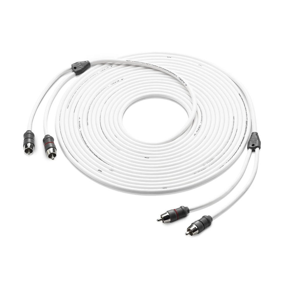 JL Audio 2Channel 25 Marine Audio RCA Cable XMDWHTAIC225 0101341500 ...
