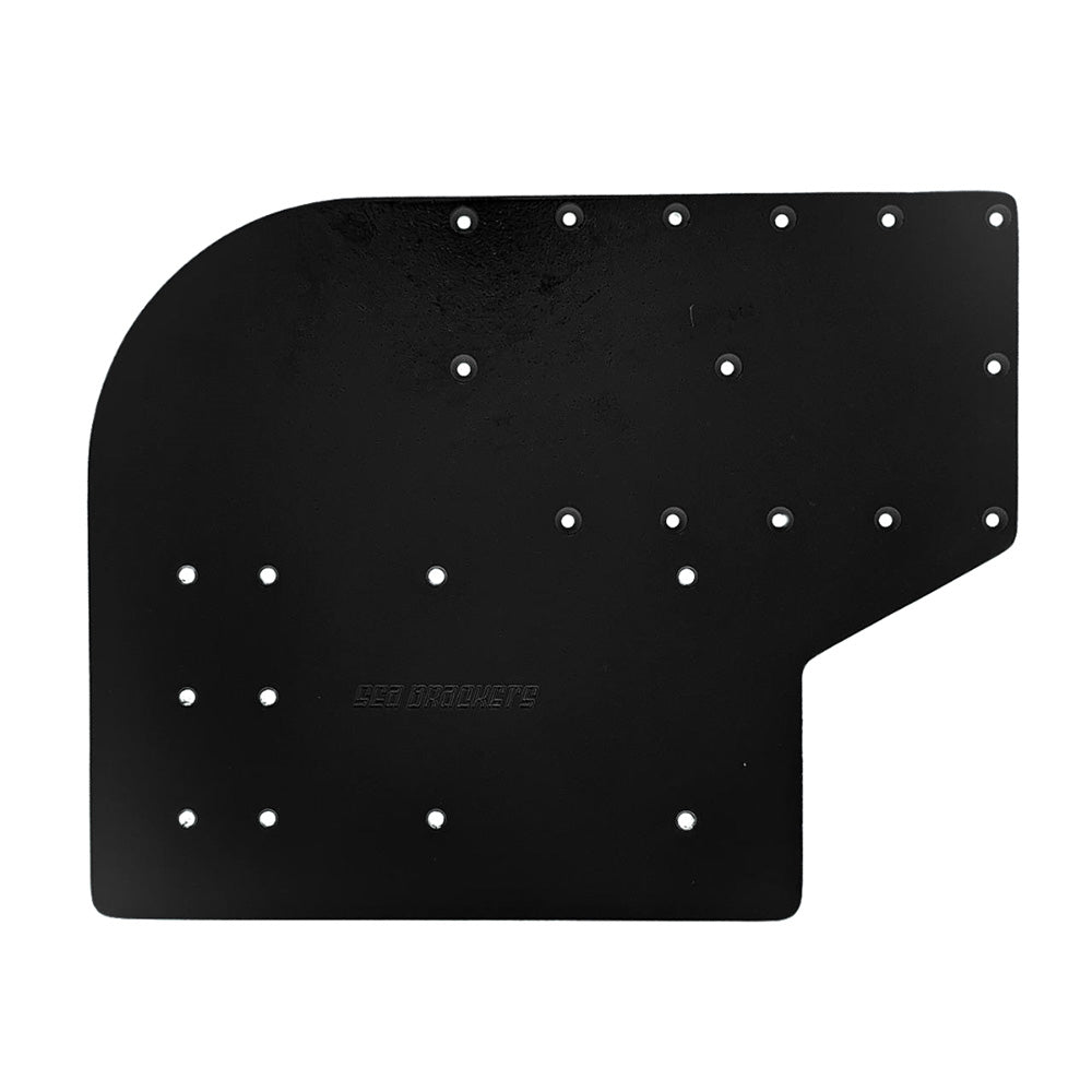 Sea Brackets Large Offset Trolling Motor Plate fMinn Kota Quest Black ...