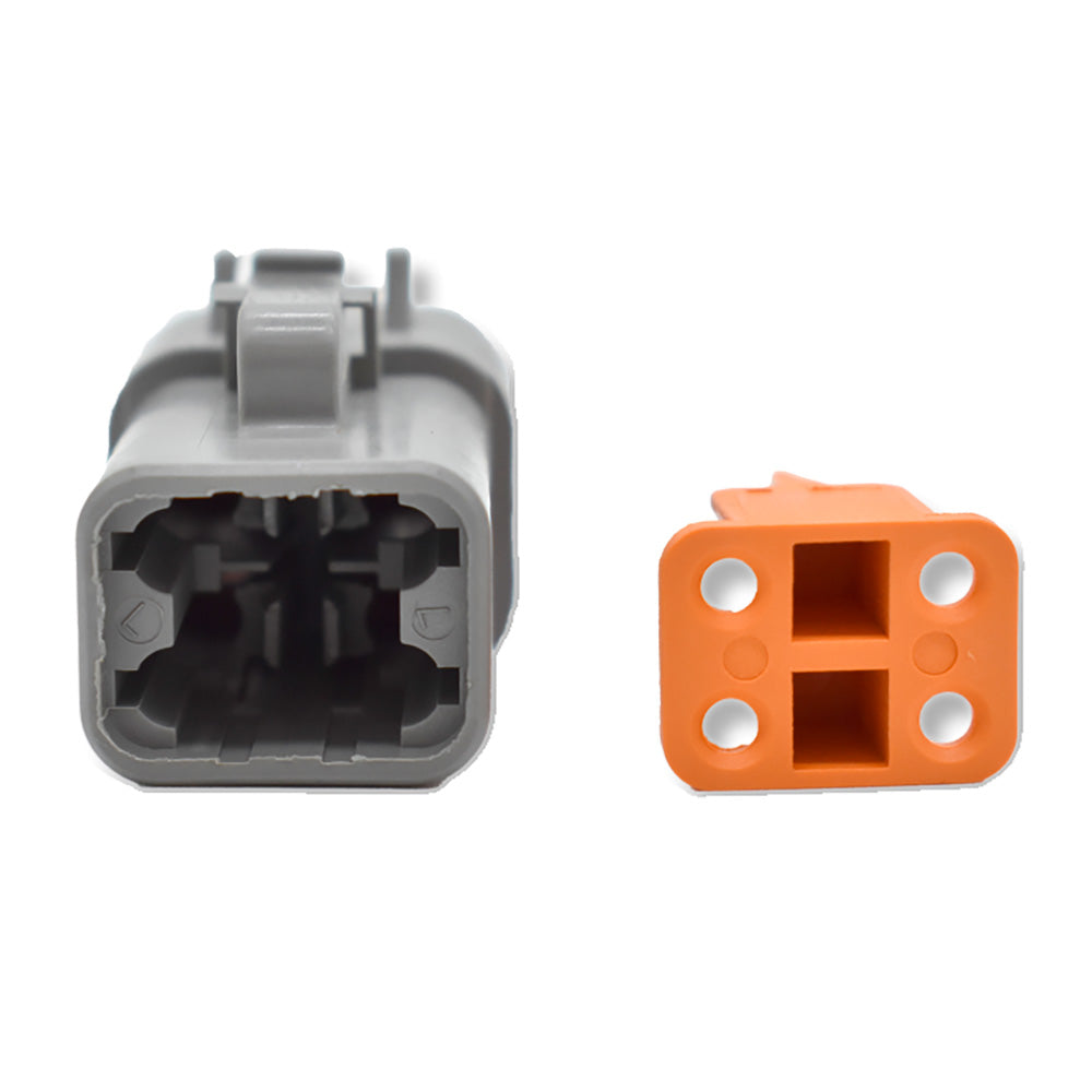 Bluewater 4 Position DTP Female Connector w/Wedge Lock [DTP06-4S ...