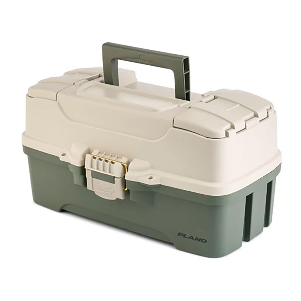 Plano Three-Tray Tackle Box - Green/Tan [P000407] – Oakdale Yacht Club
