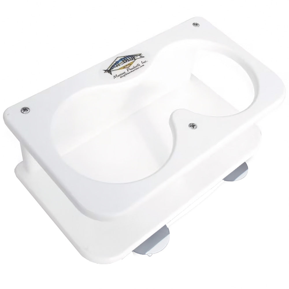 Deep Blue Marine Double Drink Holder wSuction Cups SMDH – Oakdale Yacht ...