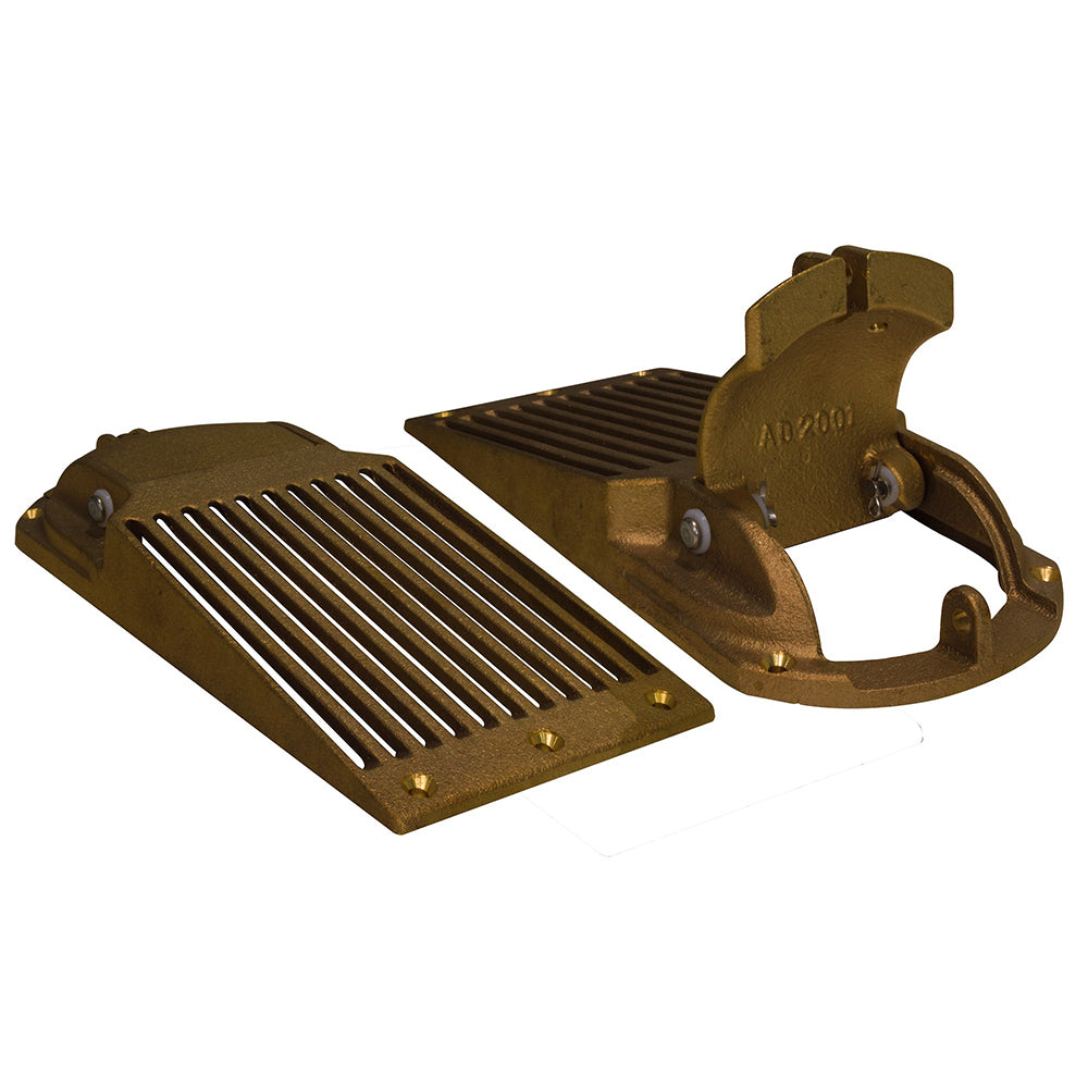 GROCO Bronze Slotted Hull Scoop Strainer wAccess Door fUp to 3 Thru ...