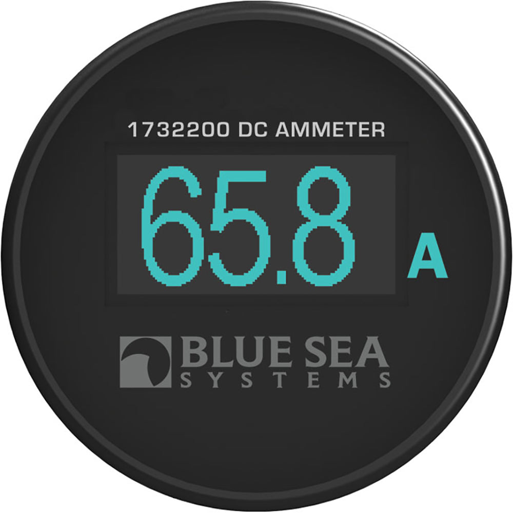 Blue Sea 1732200 Mini OLED Ammeter Blue 1732200 – Oakdale Yacht Club
