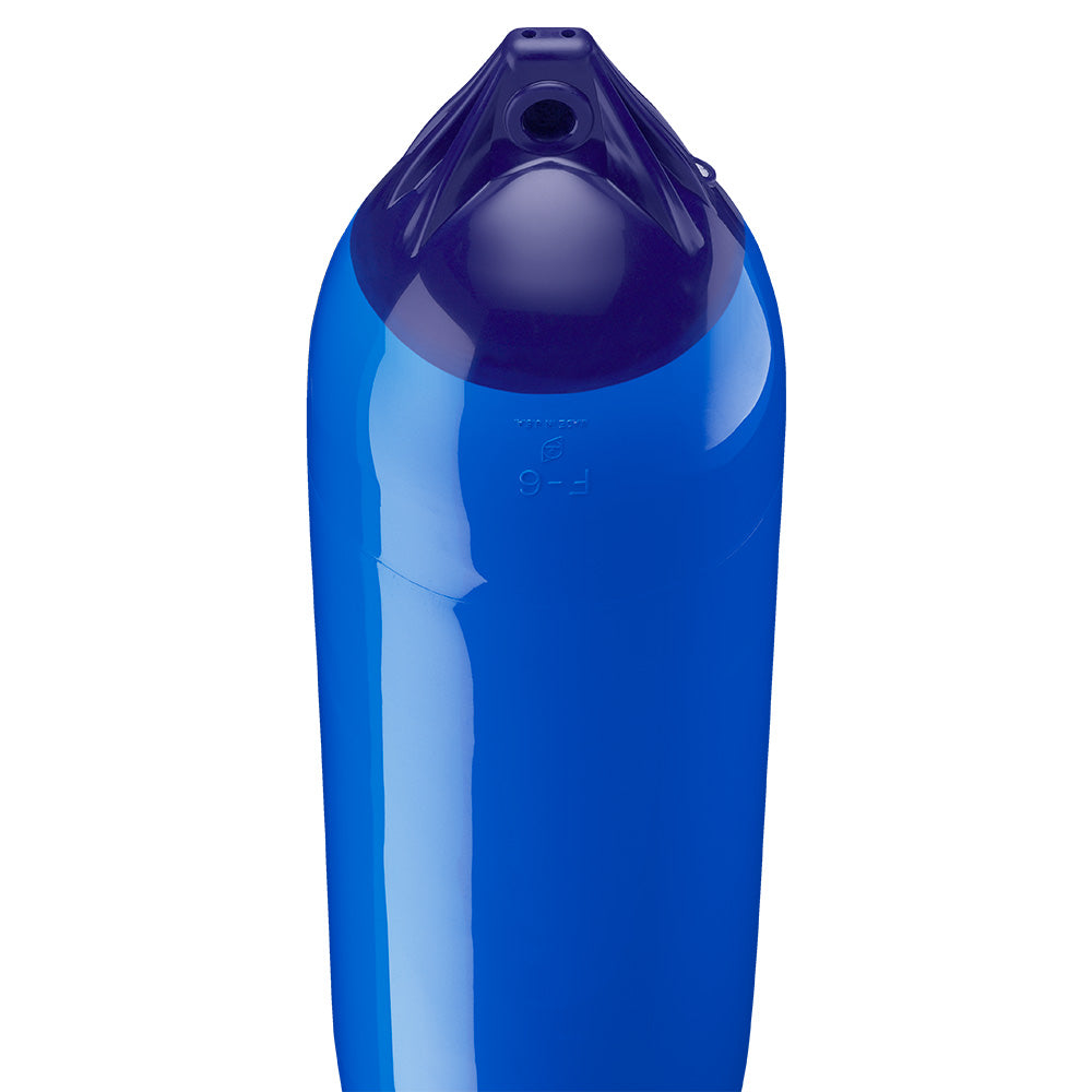 Polyform F6 Twin Eye Fender 11 x 42 Blue F6 BLUE – Oakdale Yacht Club